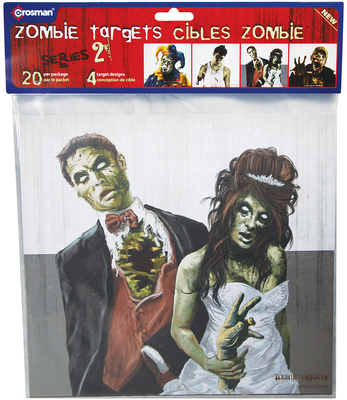 Zombie Targets 9.75 x 9 Inch Targets with 5 Each of 4 Different Zombie ...