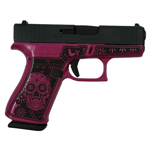 GLOCK 43X Gen5 9mm 10rd 3.41" "Sugar Skull Pink M - Semi Auto Pistols ...