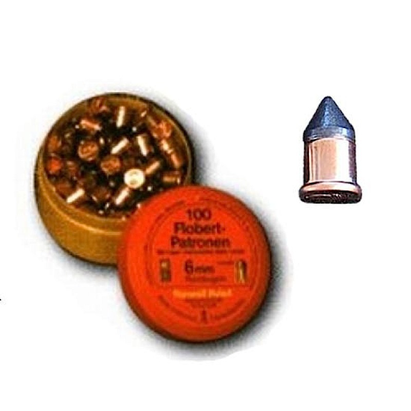 RWS 2130521 Flobert Bulleted Cartridge .22 Pellet Copper 100