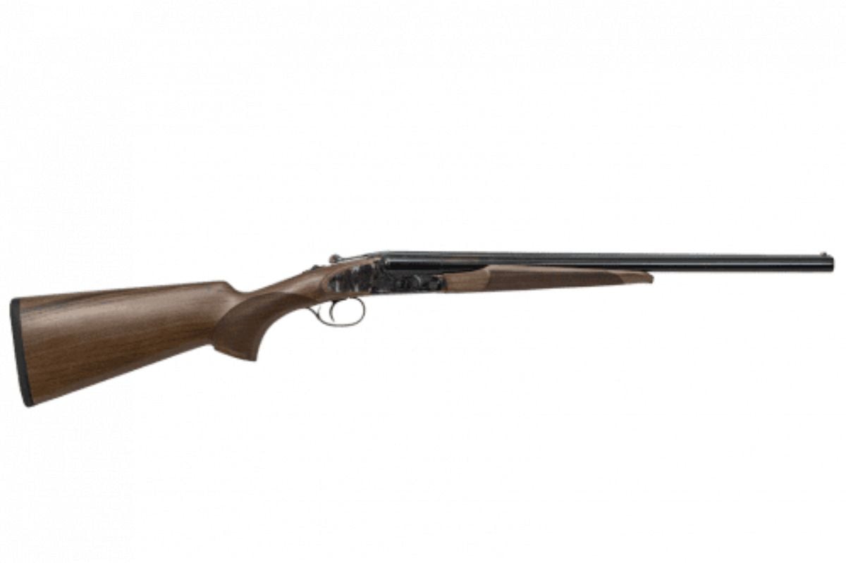 CZ SharpTail Coach 20 Gauge Shotgun - 2 Rounds, 20" Barrel, Turkish Walnut Stock, Wood, Blue ...