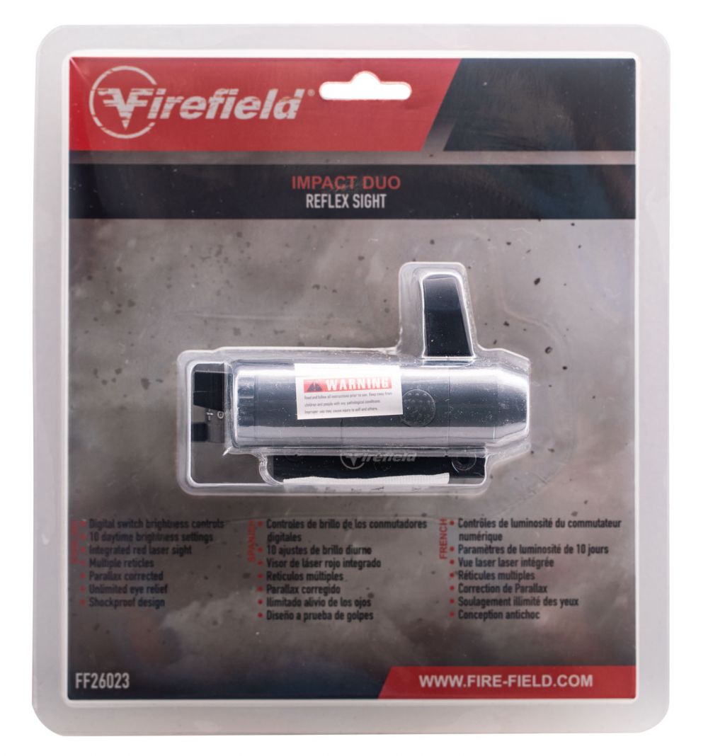 Firefield Impact Duo with Laser 1x 31x22mm Illuminated Red Multi Reflex ...