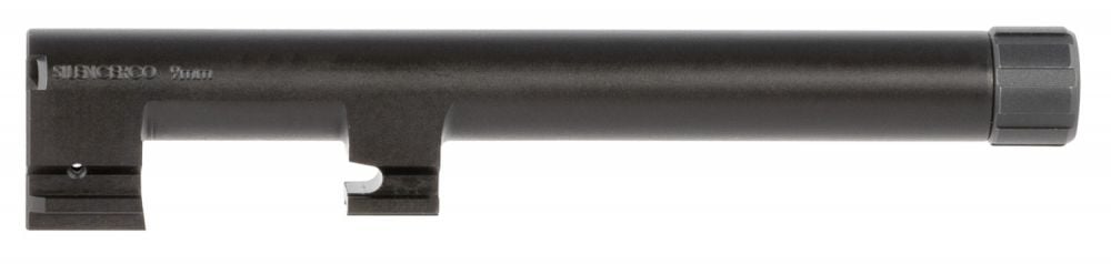 SilencerCo Threaded Barrel 9mm Luger 4.90" Beretta 92FS/M9 Black ...