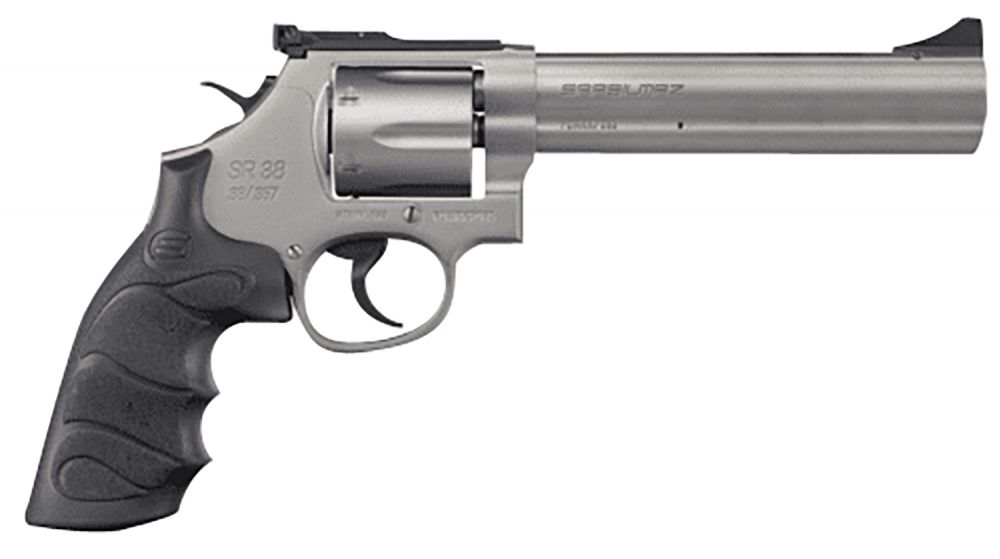 SAR USA SAR SR 38 Special357 Mag 6 Shot 6" Stainless Steel Barrel ...