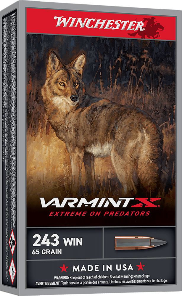 Winchester Ammo Varmint X 243 Win 65 gr Extreme Point 20 Per Box X243PXP