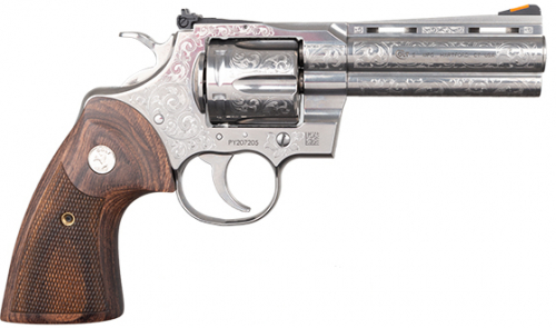 Buy Colt Python 357 4.25in. 6RD Engraved Online | DAV12409 - Buds Gun Shop