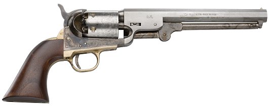 Traditions 44 Cal. Antiqued Black Powder Revolver w/Case Col | FR185127 ...