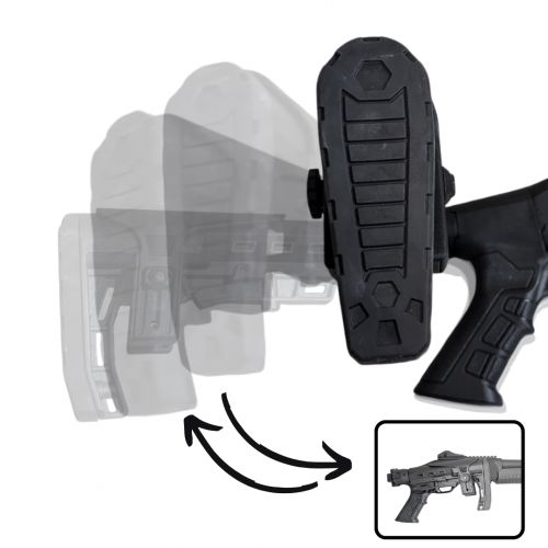 TR Imports RZ17 Tactical 12GA Folding Tactical Buttstock with Pistol ...