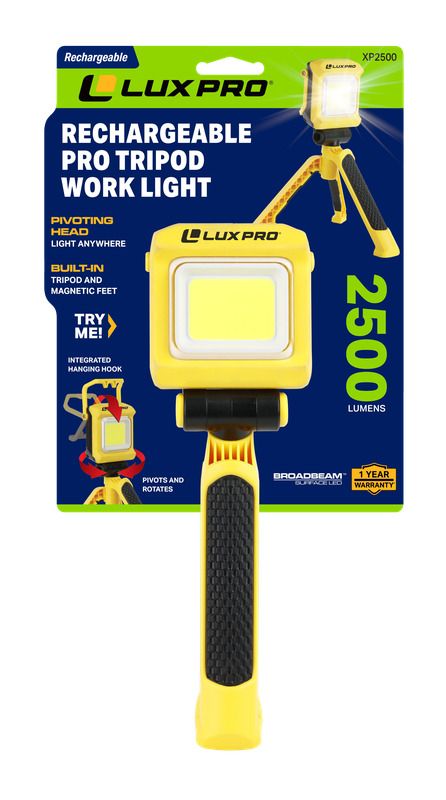 LuxPro 2500 Lumen Rechargeable Handle/Tripod Work Light Review - TheGunZone