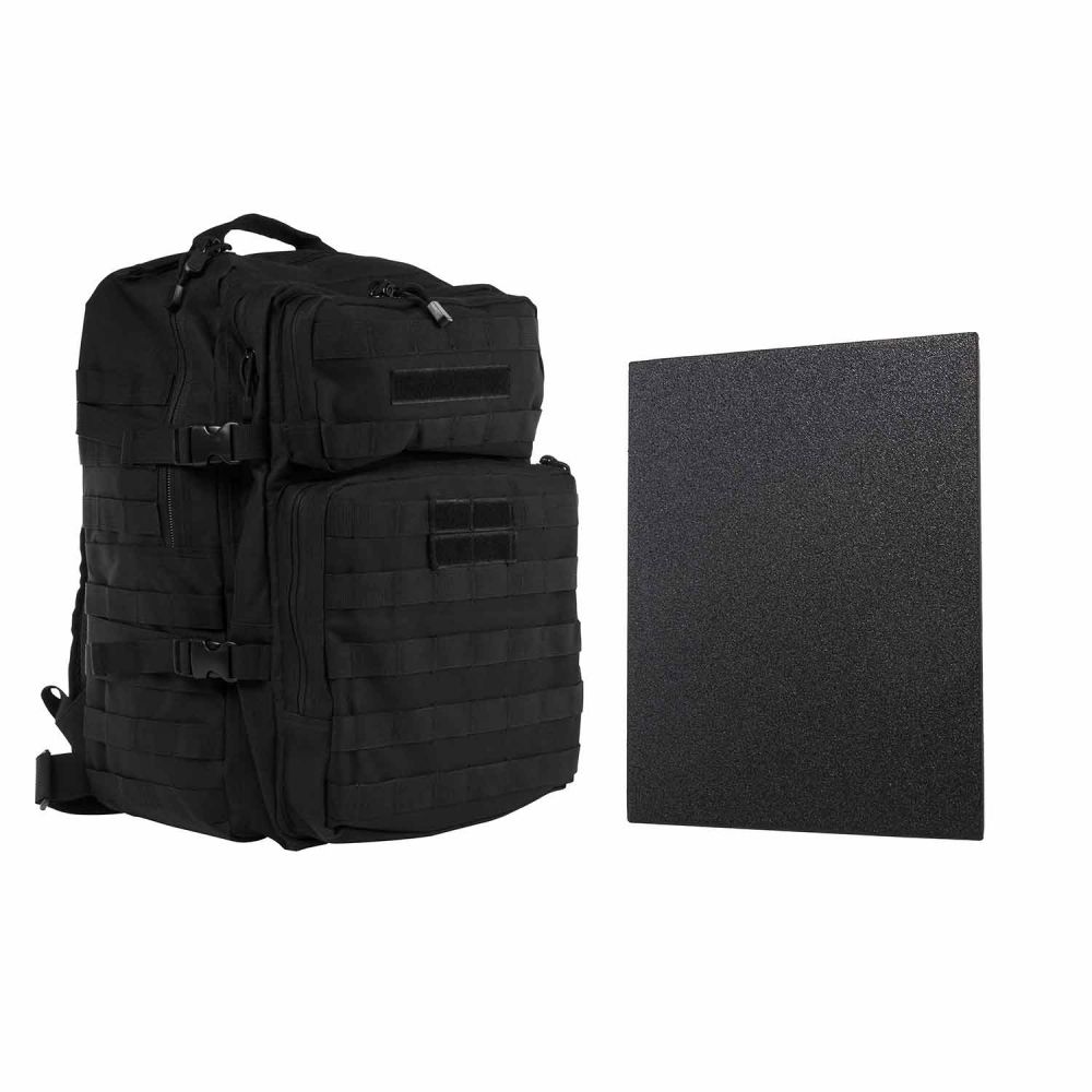 NcStar Assault Backplate with 11"x14" Level IIIA Hard Ballistic Plate ...