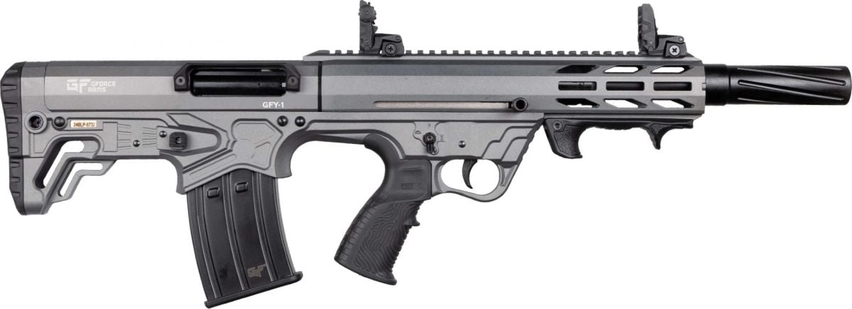GForce Arms GFY-1 Tactical Bullpup 12ga 18.5" Grey Cerakote Finish - 5 ...